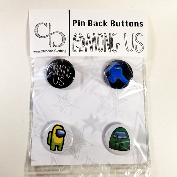 Chthonic Clothing | Accessories | Among Us Themed Pin Set | Poshmark